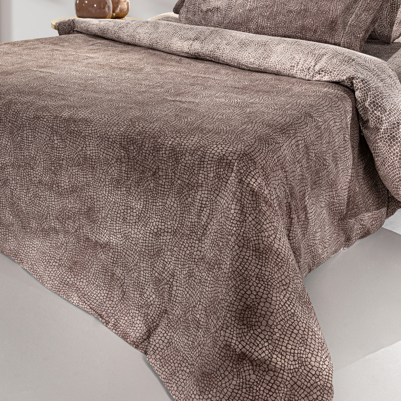 Guy Laroche Σετ Σεντόνια Υπέρδιπλα 240×265εκ. Safari Choco 4τμχ ...